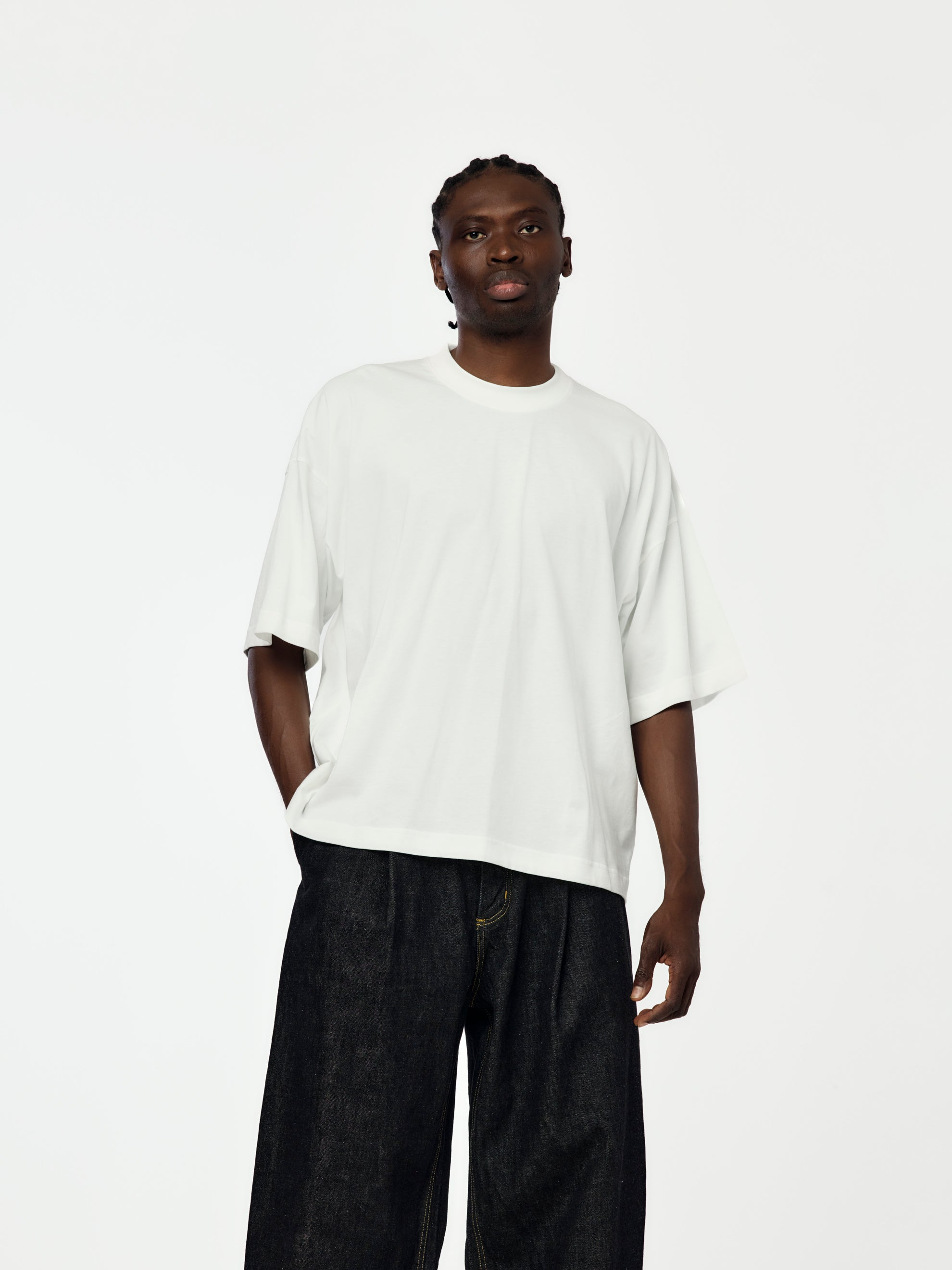Studio Nicholson Pius S/S T-Shirt (White) - UNION LOS ANGELES