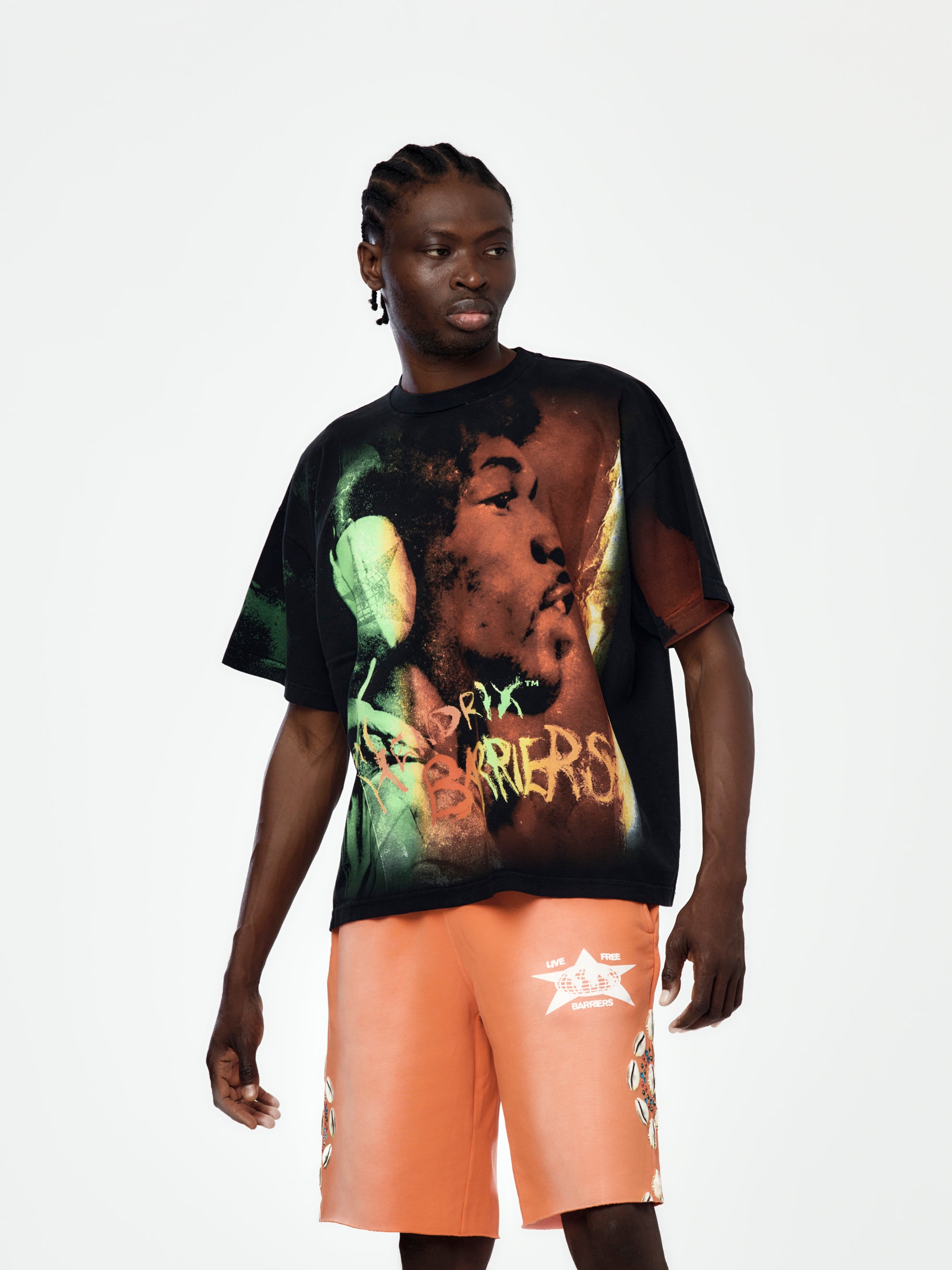 Barriers BLACK GOLD TEE (VINTAGE BLACK) - UNION LOS ANGELES
